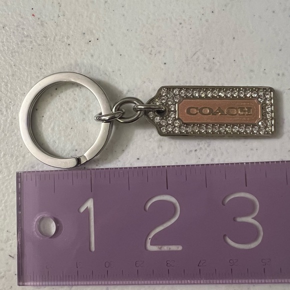 Coach | Accessories | Coach Bling Hangtag Keychain | Poshmark